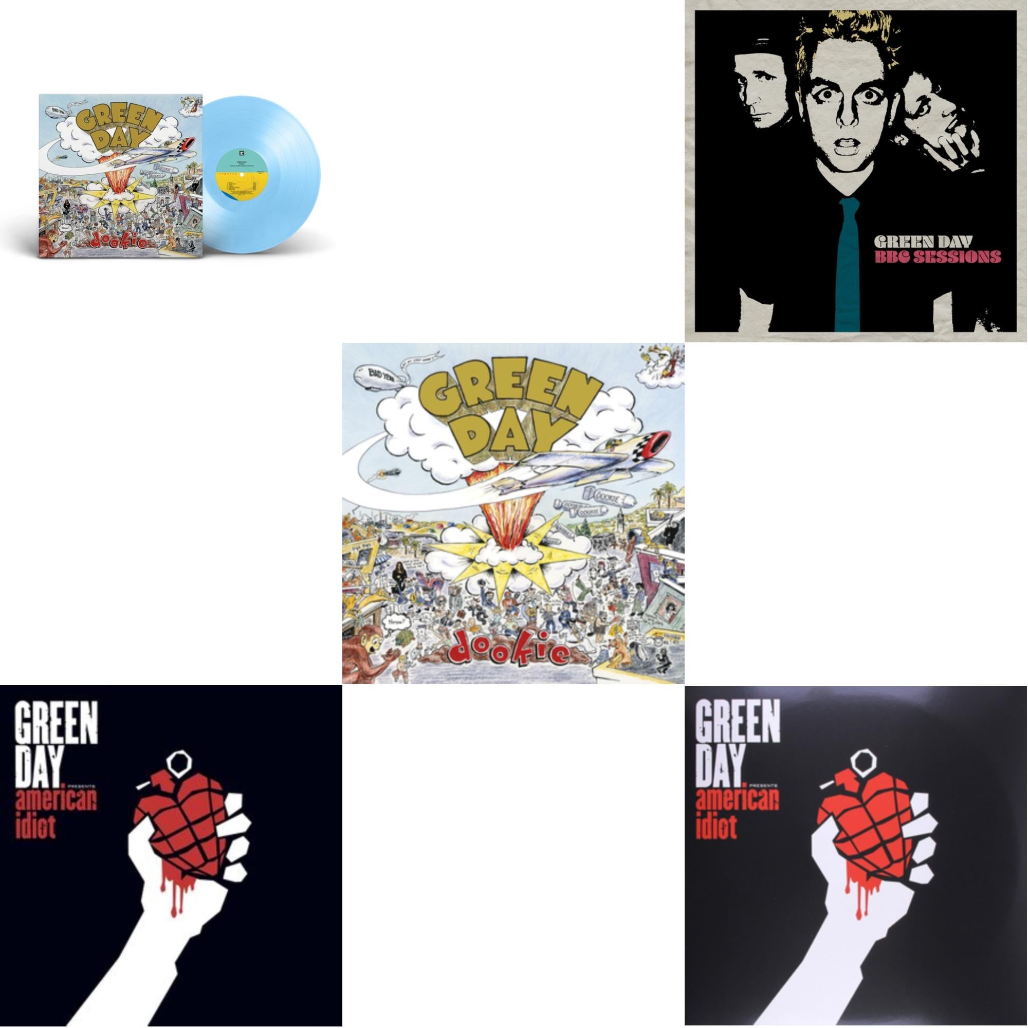Green Day - Dookie (X) (Baby Blue LP Vinyl) & American Idiot – Weekly Hype