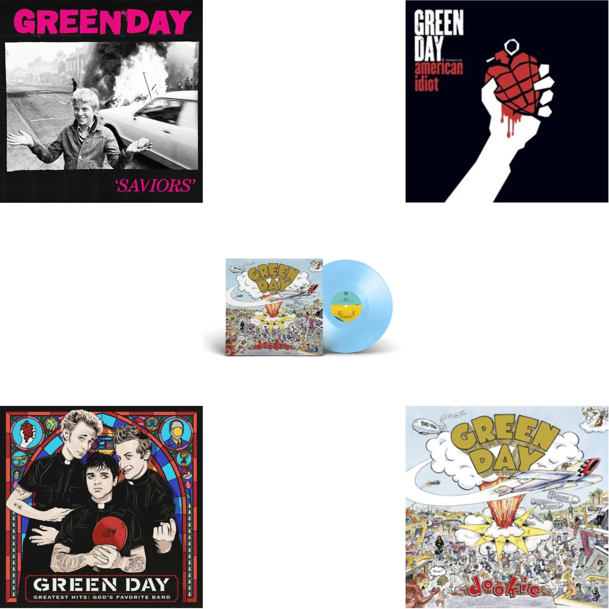 Green Day - Dookie (X) (Baby Blue LP Vinyl) & Saviors – Weekly Hype