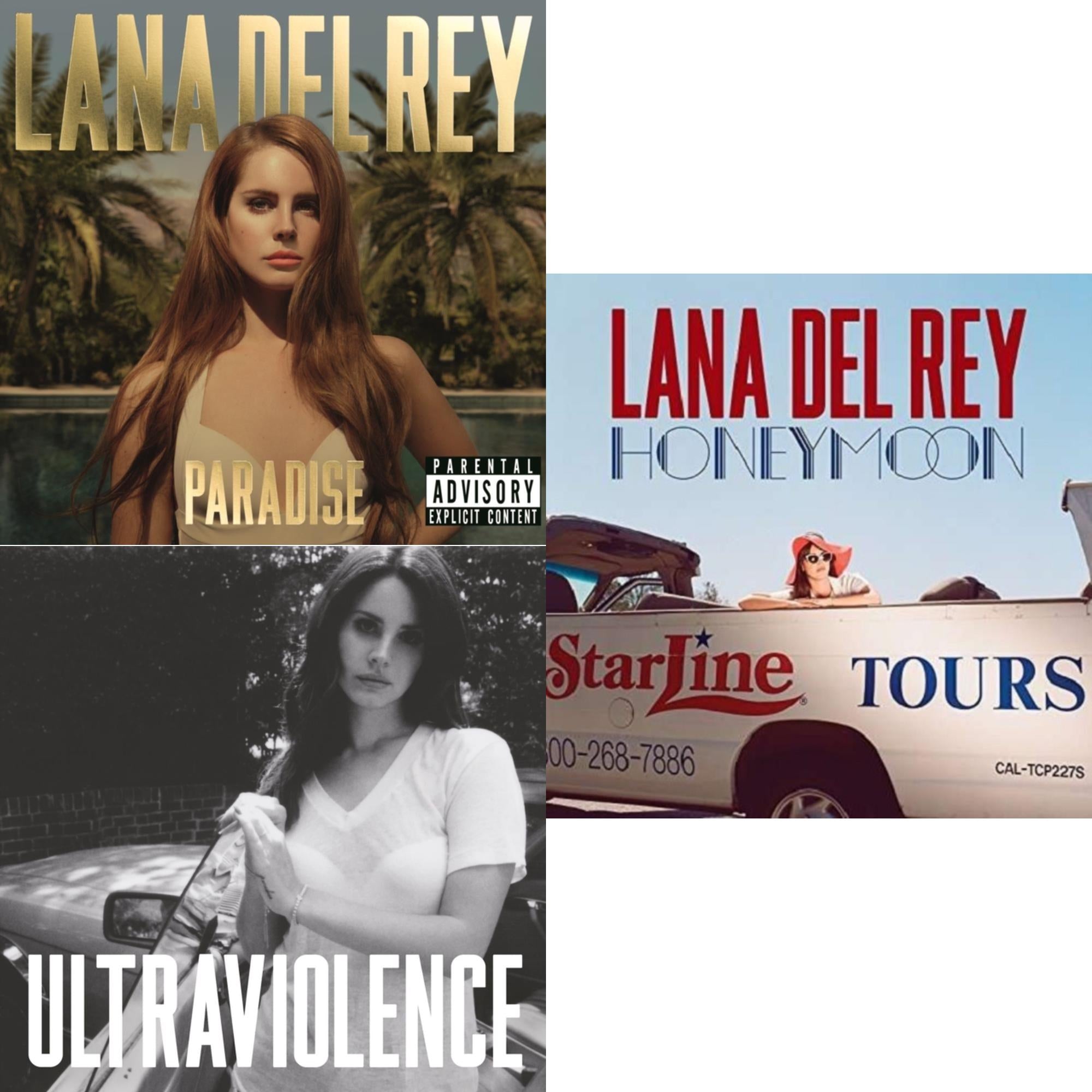 Lana Del Rey - Paradise & Ultraviolence & - LP Vinyl Bundle – Weekly Hype