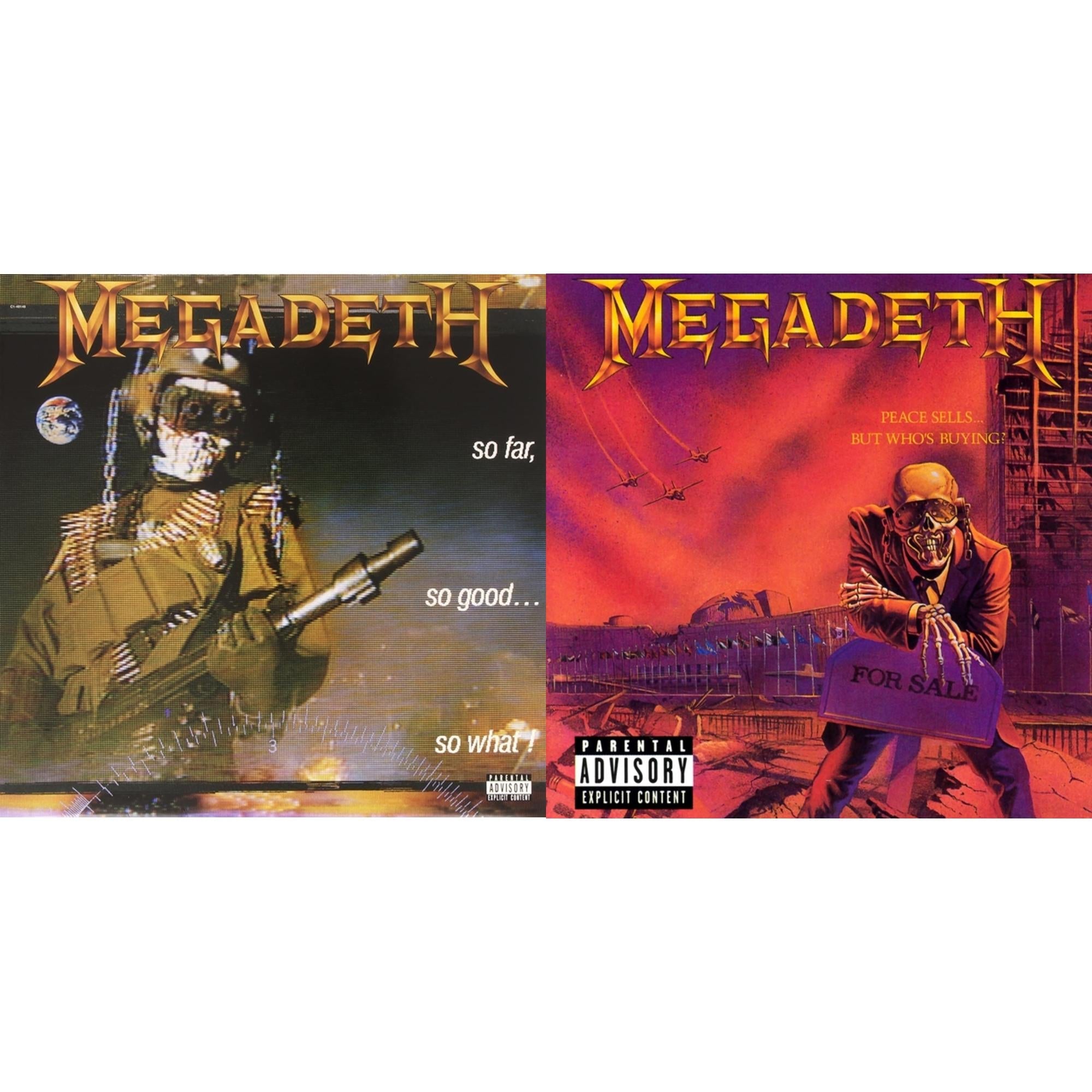 Megadeth - So Far So Good So What & Peace - LP Vinyl Bundle – Weekly Hype