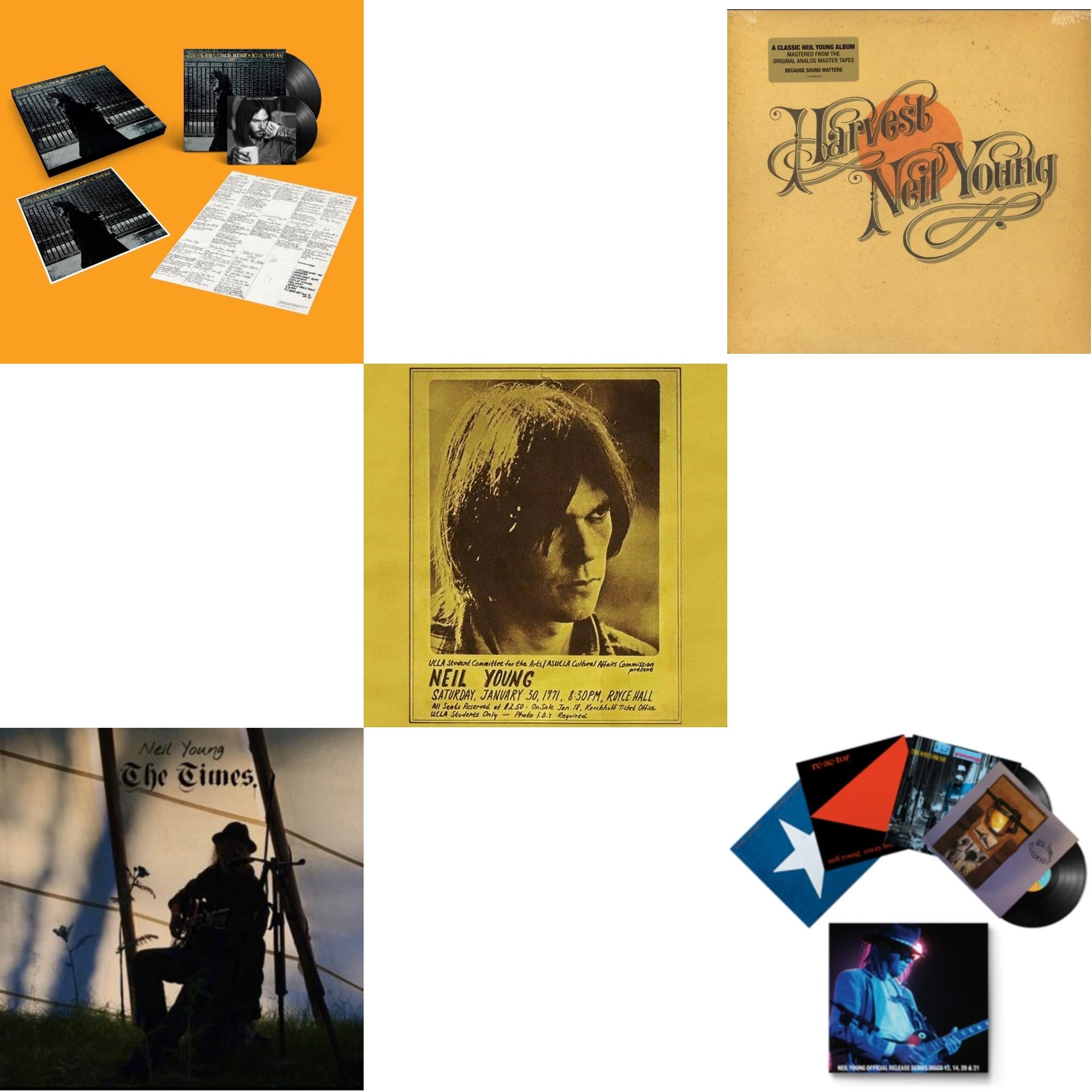 Neil Young - Royce Hall 1971 & Times & - LP Vinyl Bundle – Weekly Hype