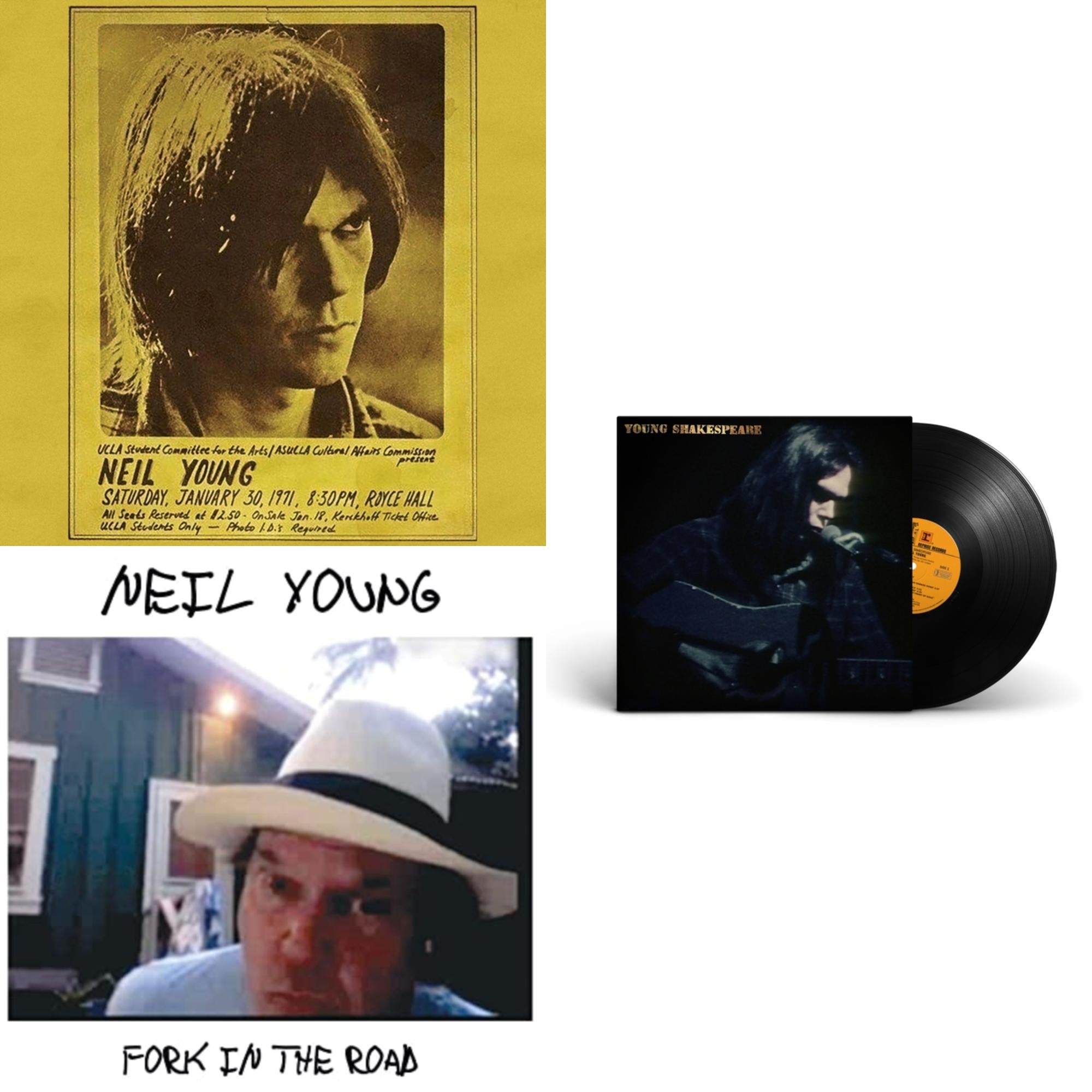 Neil Young - Royce Hall 1971 & Young - LP Vinyl Bundle – Weekly Hype